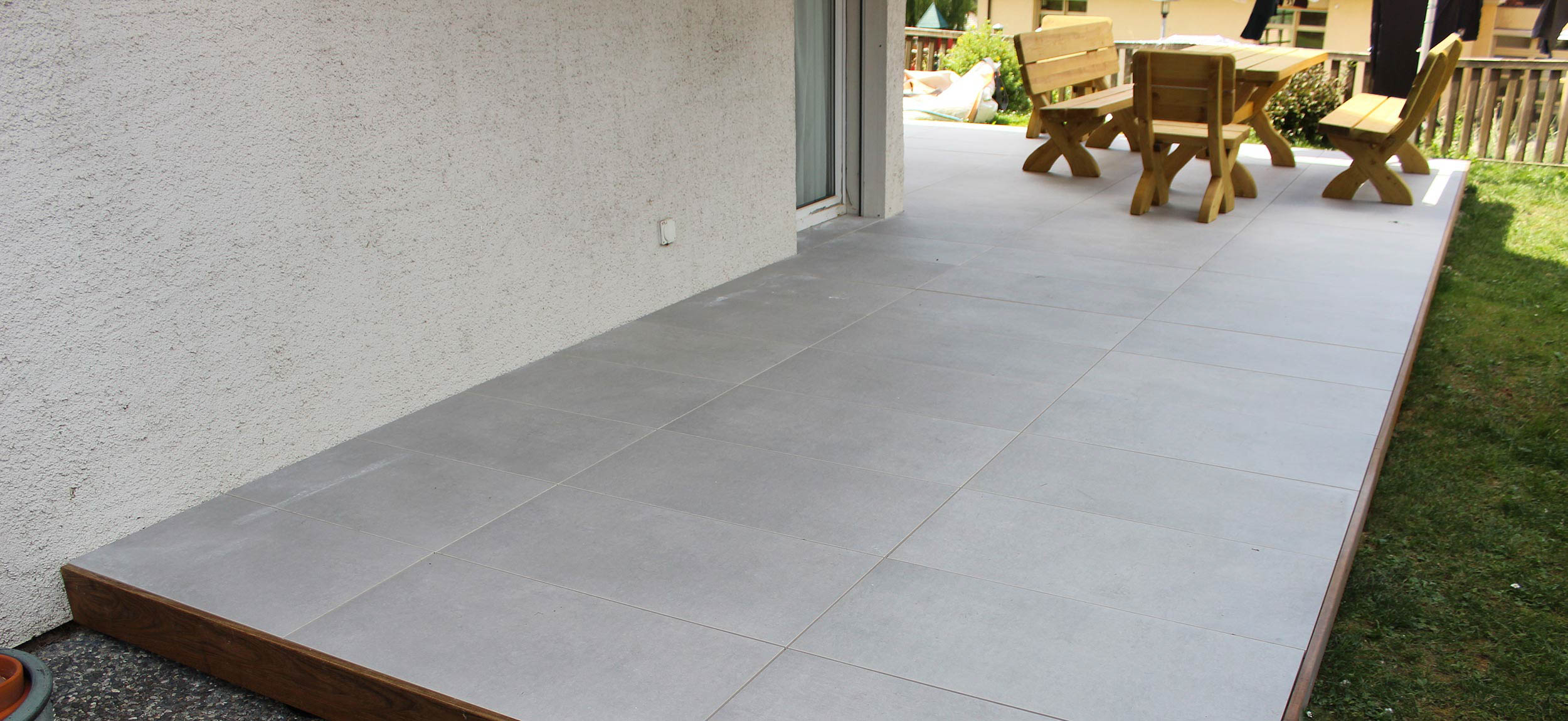 Terrasses grès céram - Concept Terrasse Sàrl - Yverdon